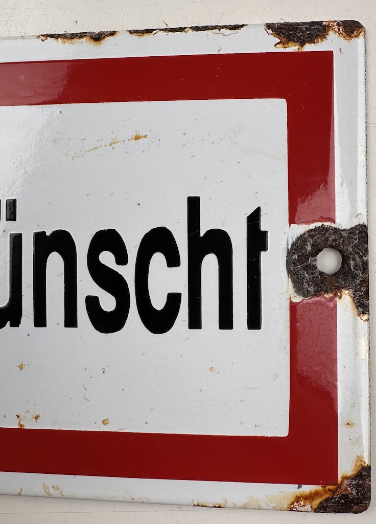 Original German NSDAP NAZI PARTY Anti-Semitic Juden Unerwunscht Jew ...