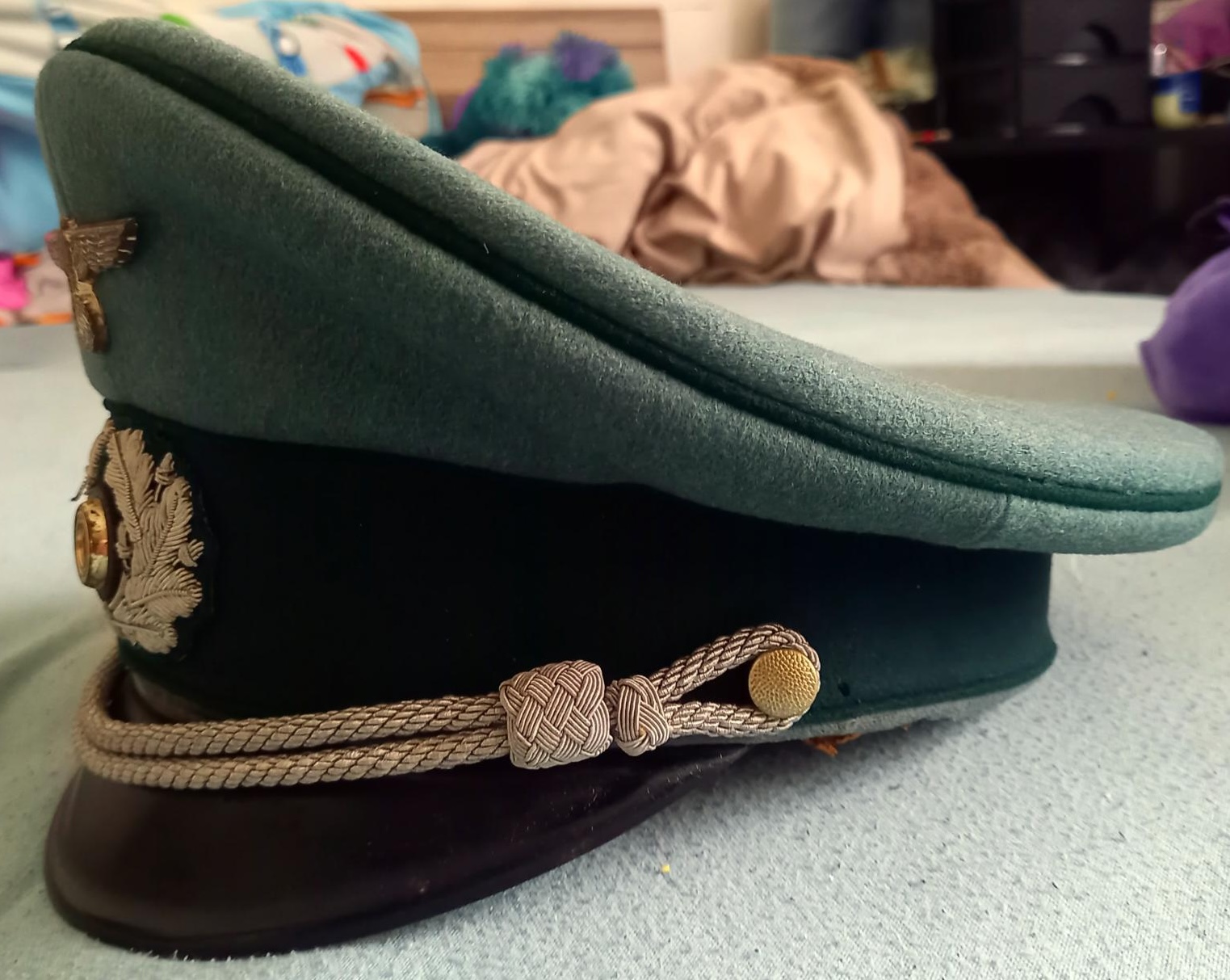 AMAZING WW2 German Nazi OFFICER Visor Cap headgear uniform by ...