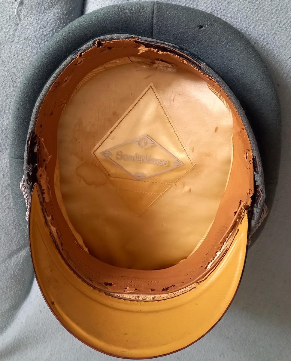 AMAZING WW2 German Nazi OFFICER Visor Cap headgear uniform by ...