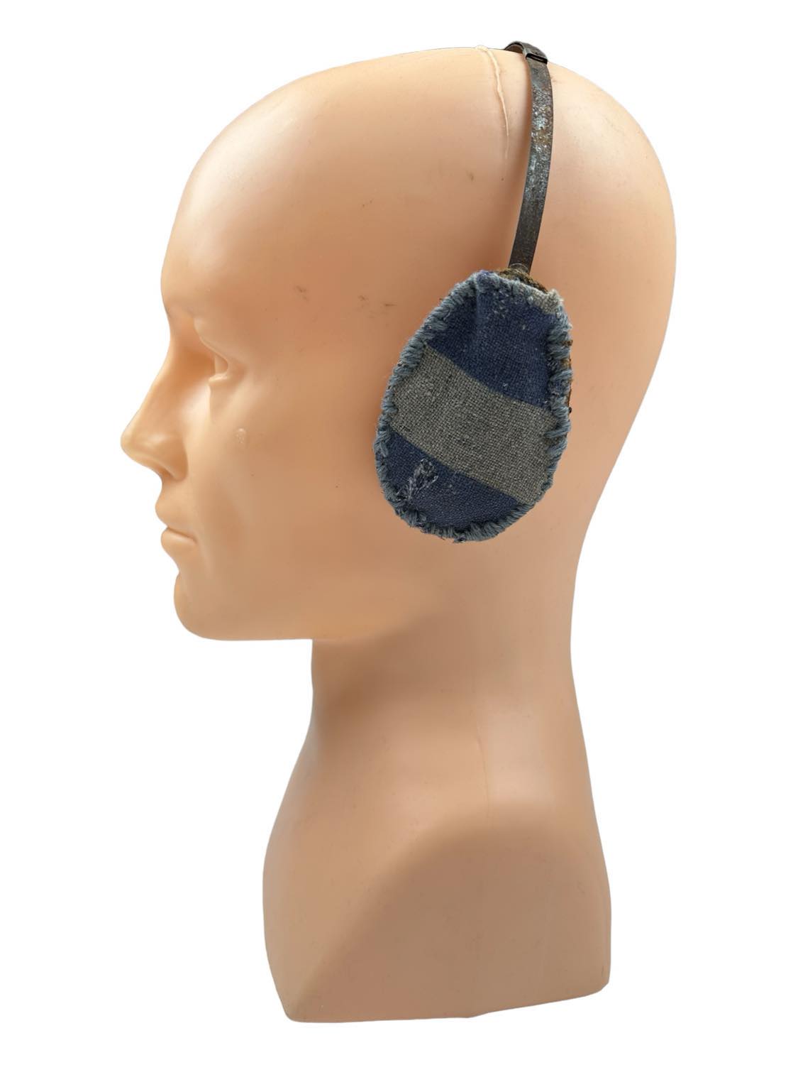 Concentration camp inmate hand made earmuff ear protection made in camp ...