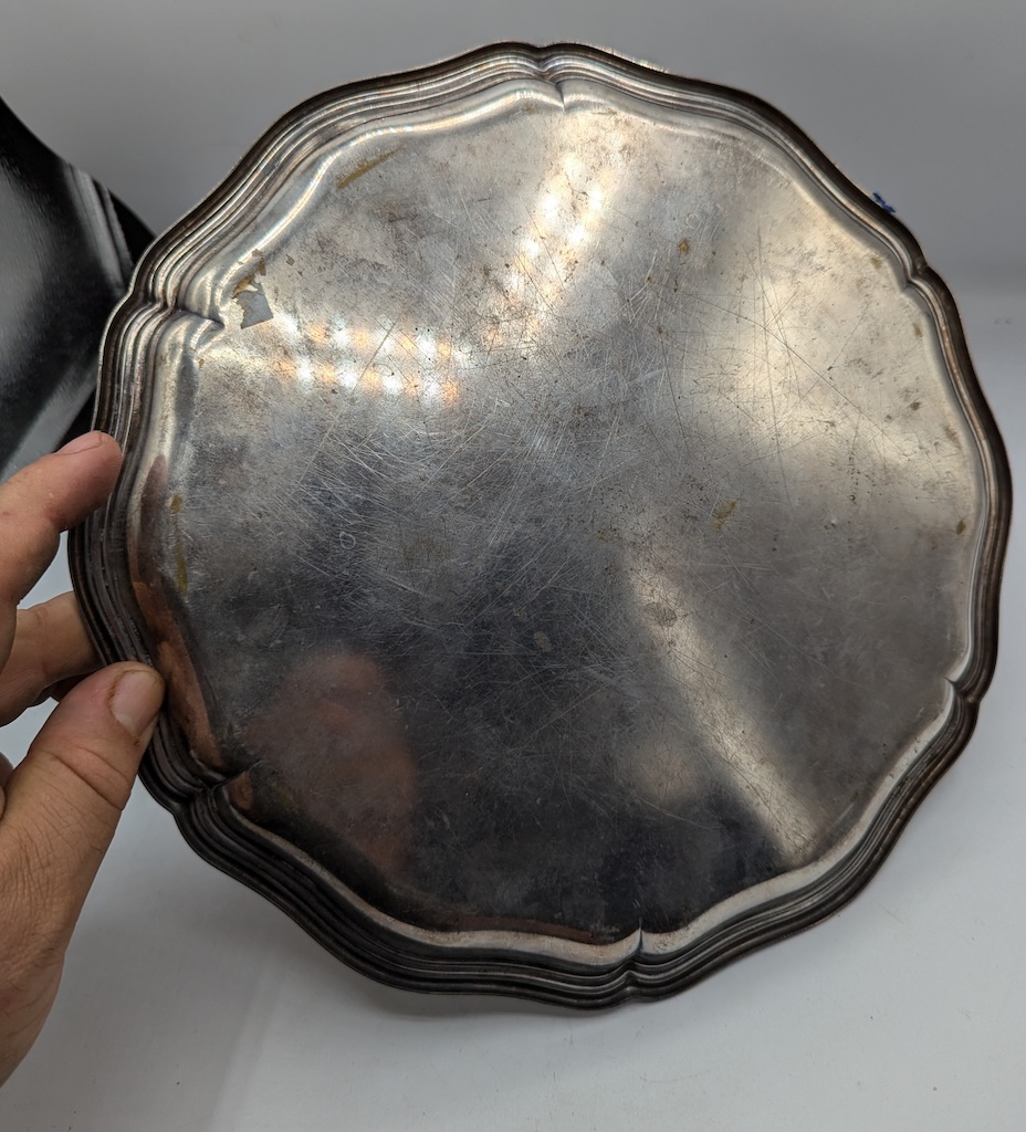 Third reich Adolf hitler AH monogram silverware large TRAY from the ...