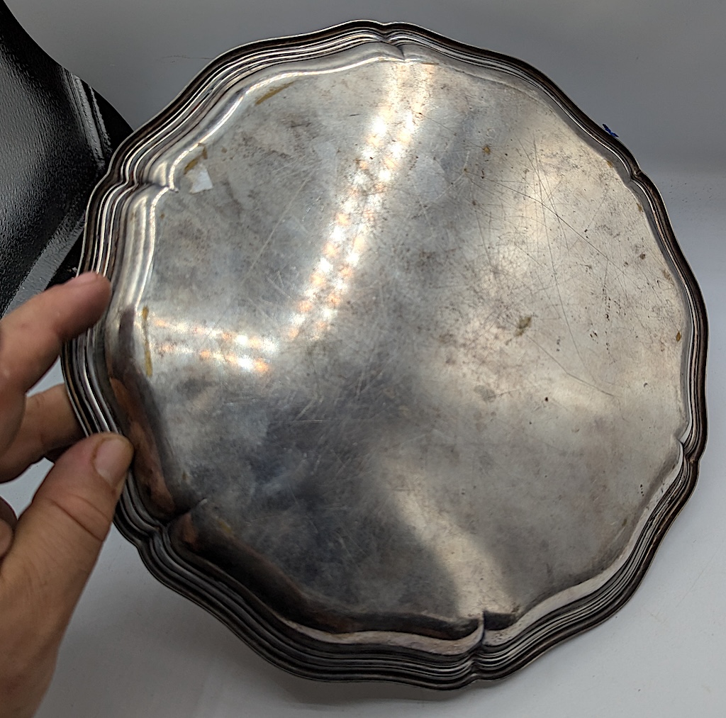 Third reich Adolf hitler AH monogram silverware large TRAY from the ...
