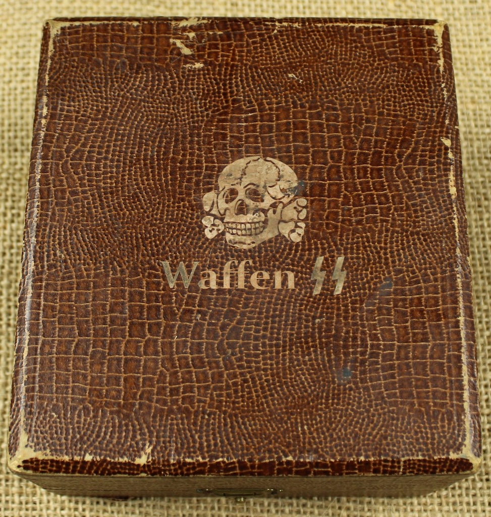 WAFFEN SS TOTENKOPF special officer SS wine cup silverware with SS ...