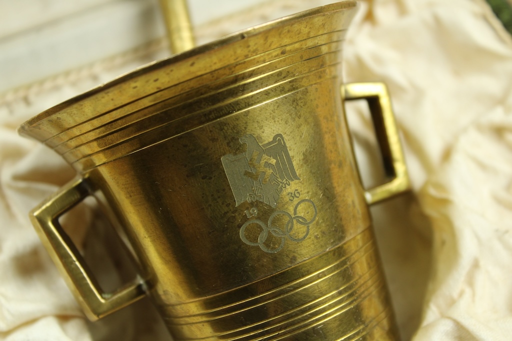 WW2 German Nazi 1936 OLYMPICS GAMES BERLIN ADOLF HITLER NSDAP mortar ...