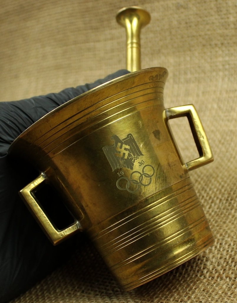 WW2 German Nazi 1936 OLYMPICS GAMES BERLIN ADOLF HITLER NSDAP mortar ...