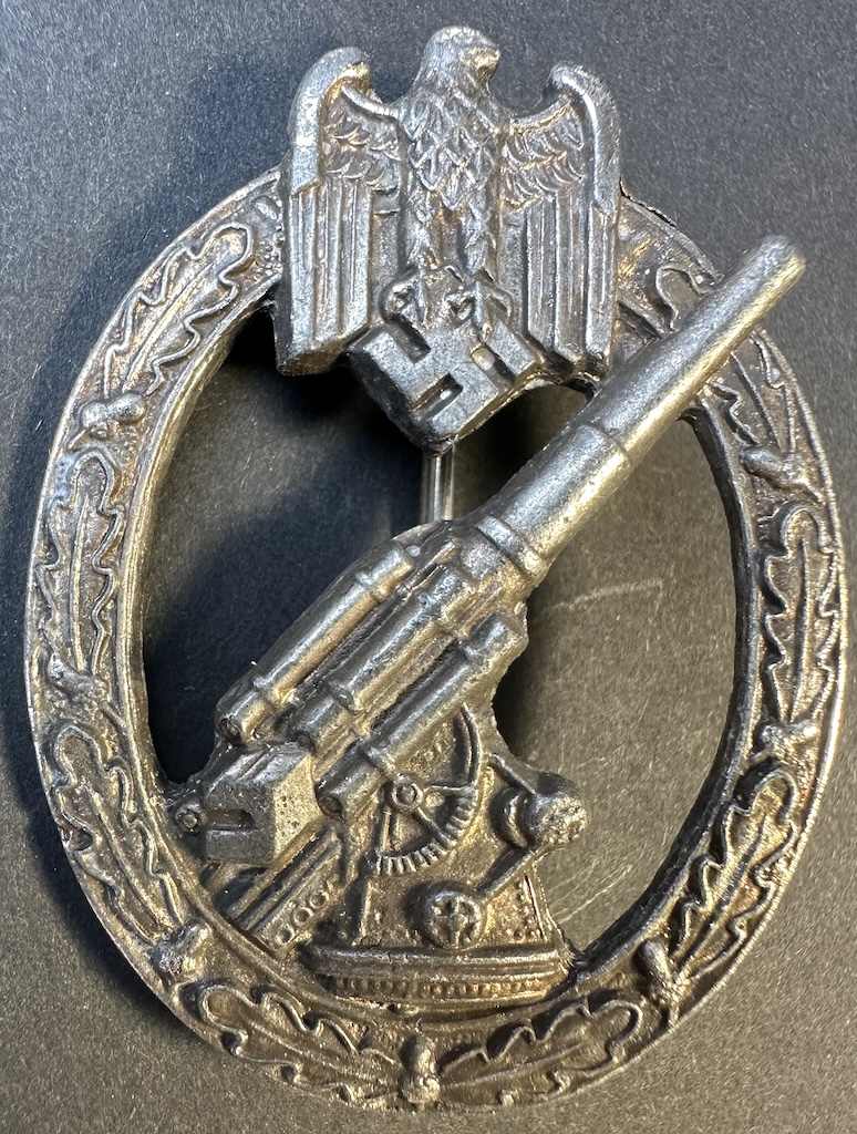 WW2 German Nazi ARMY Heer Wehrmacht FLAK Anti-Aircraft Badge award
