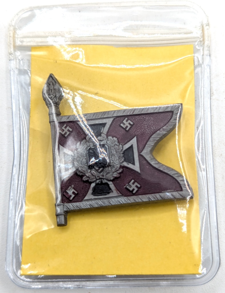 WW2 German Nazi miniature Third Reich flag with Swastika tiny marked ...