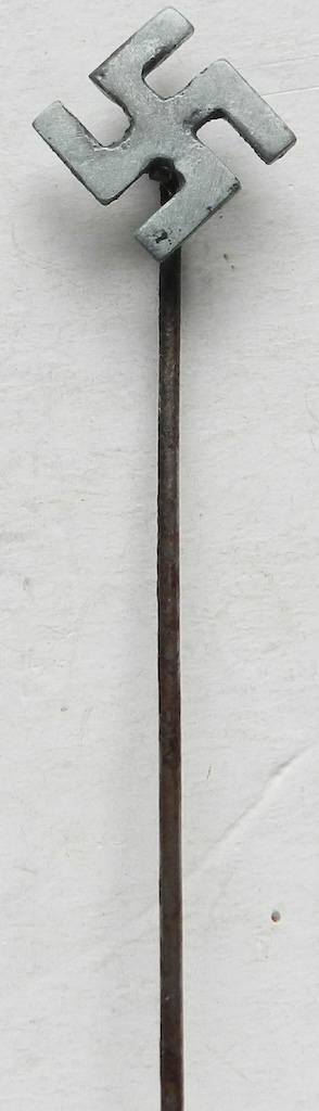 WW2 German Nazi NSDAP BADGE SWASTIKA 3RD REICH stickpin stick pin