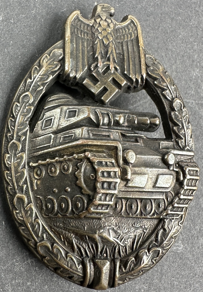 WW2 German Nazi PANZER TANK badge award grossdeutschland grenadier
