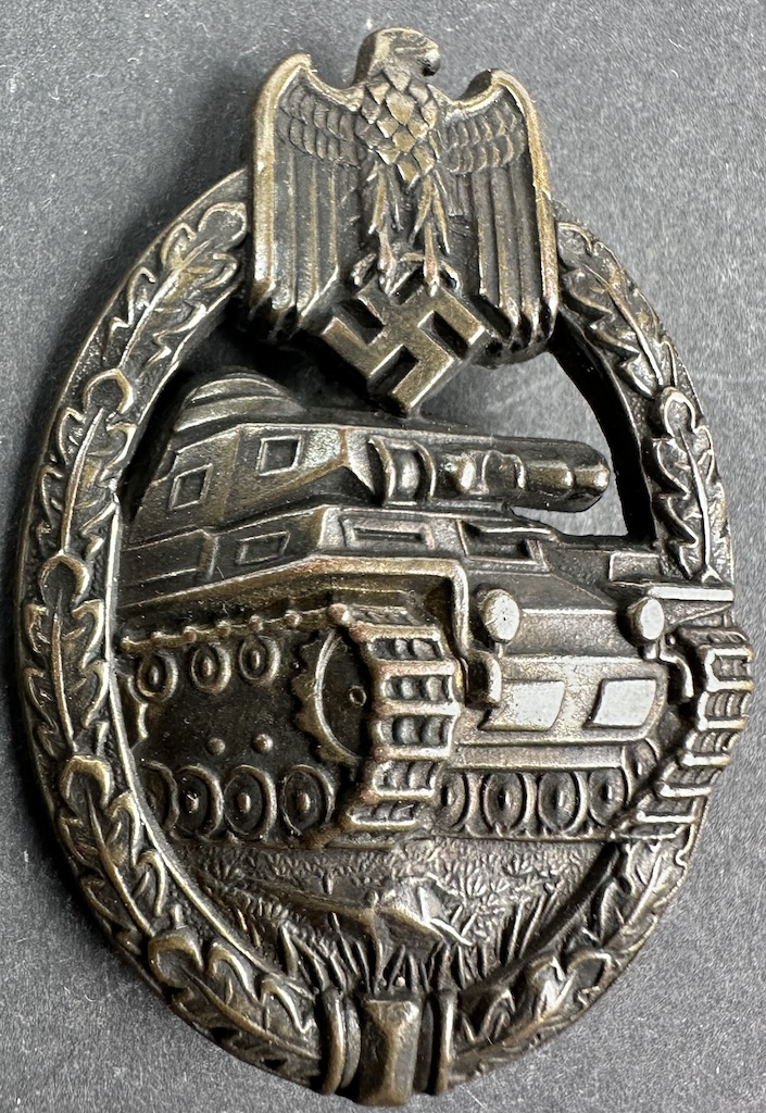 WW2 German Nazi PANZER TANK badge award grossdeutschland grenadier