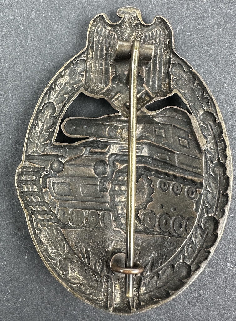 WW2 German Nazi PANZER TANK badge award grossdeutschland grenadier