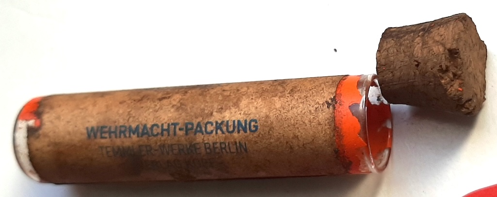 WW2 German Nazi RARE Pervitin tube wehrmacht waffen SS crystal meth ...