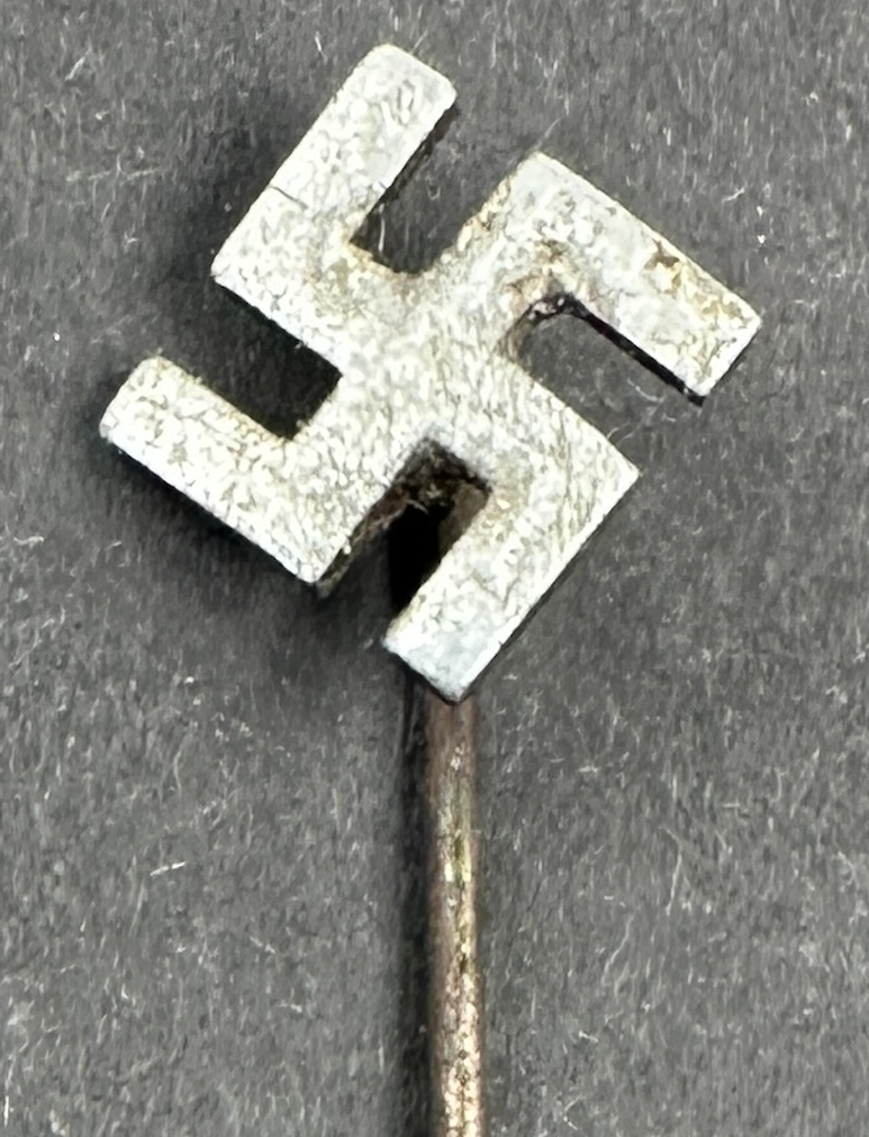 WW2 German Nazi SWASTIKA patriotic Third Reich Adolf Hitler stick pin ...