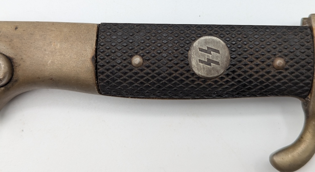 WW2 German Nazi WAFFEN SS bayonet edge weapon combat panzer totenkopf ...