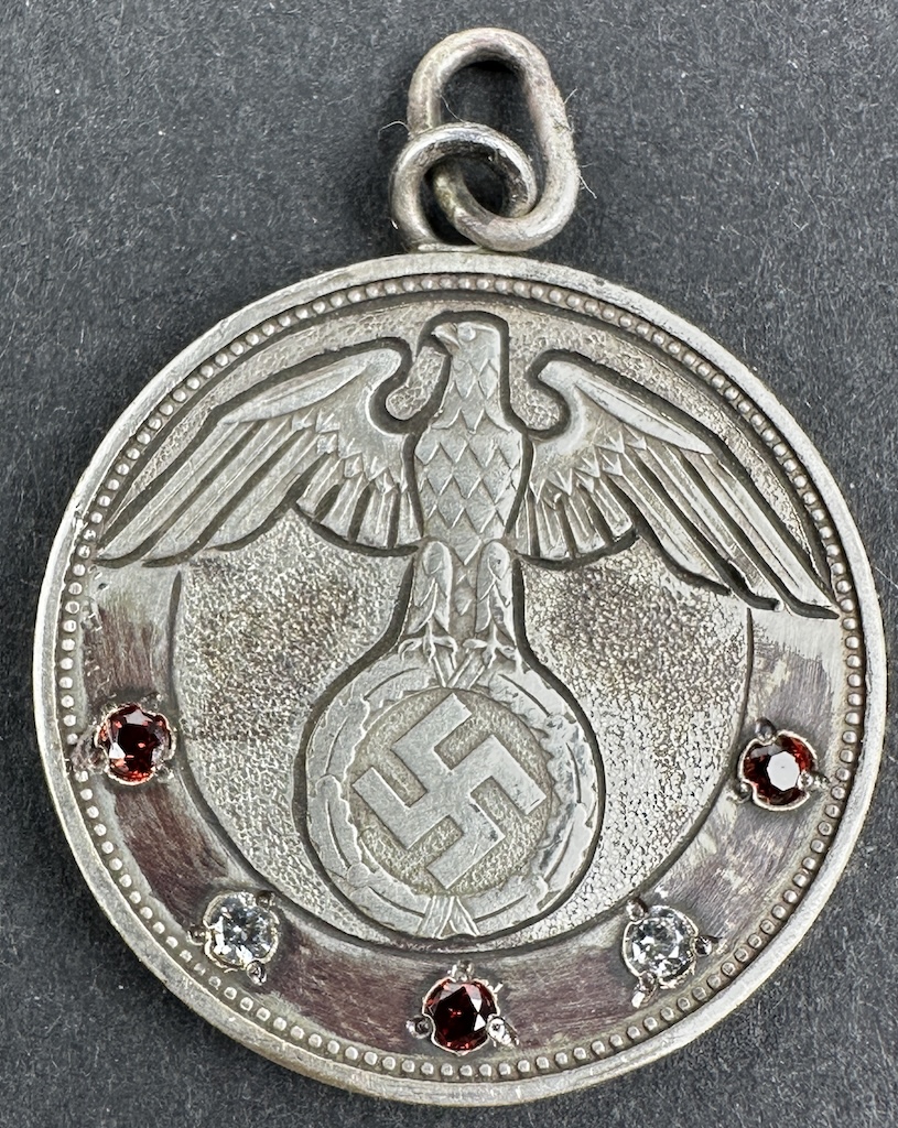 WW2 German Nazi WAFFEN SS commemorative medaillon pendant with third ...