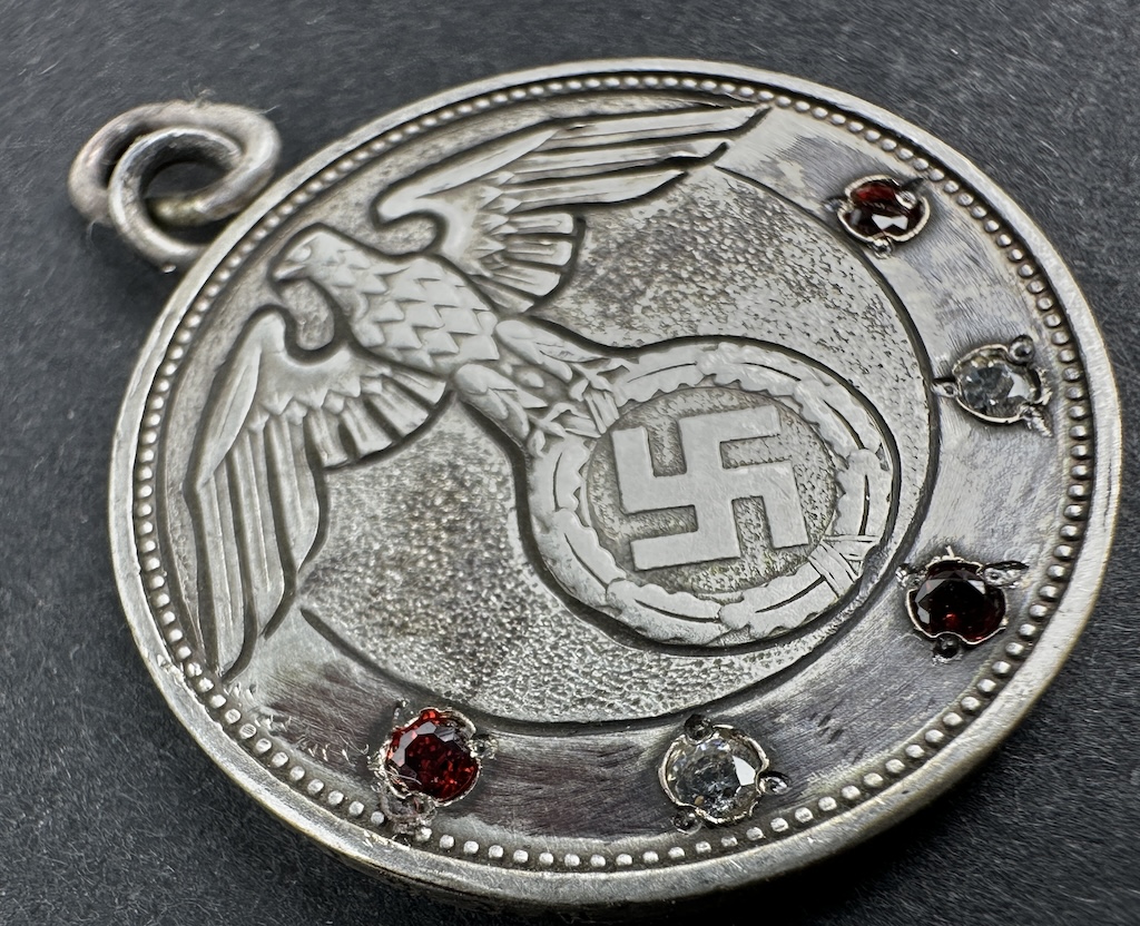 WW2 German Nazi WAFFEN SS commemorative medaillon pendant with third ...