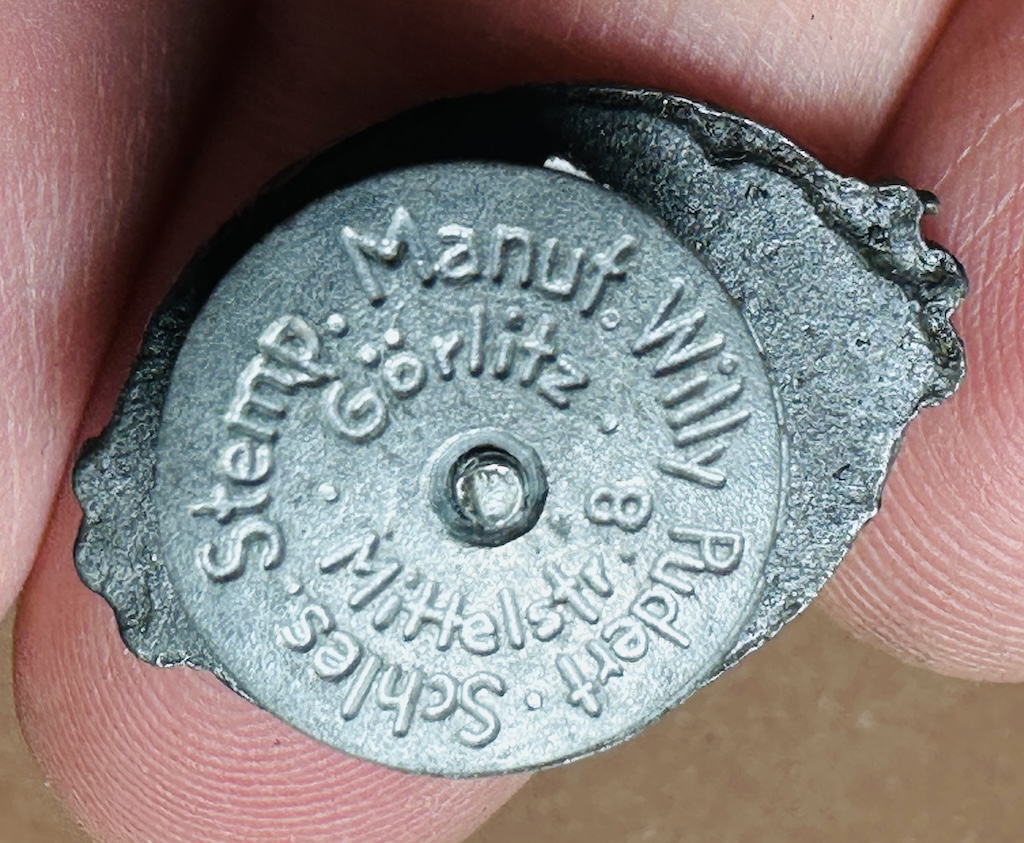 WW2 German Nazi WAFFEN SS membership pin marked
