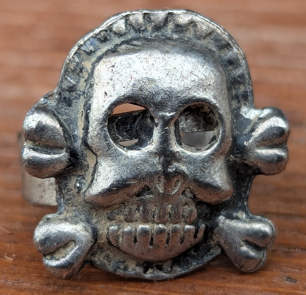 WW2 German Nazi WAFFEN SS TOTENKOPF ring