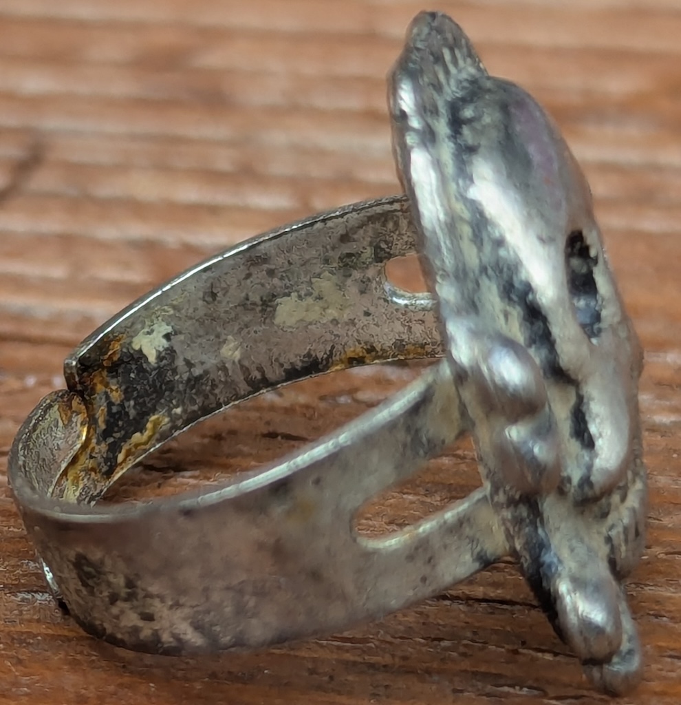 WW2 German Nazi WAFFEN SS TOTENKOPF ring