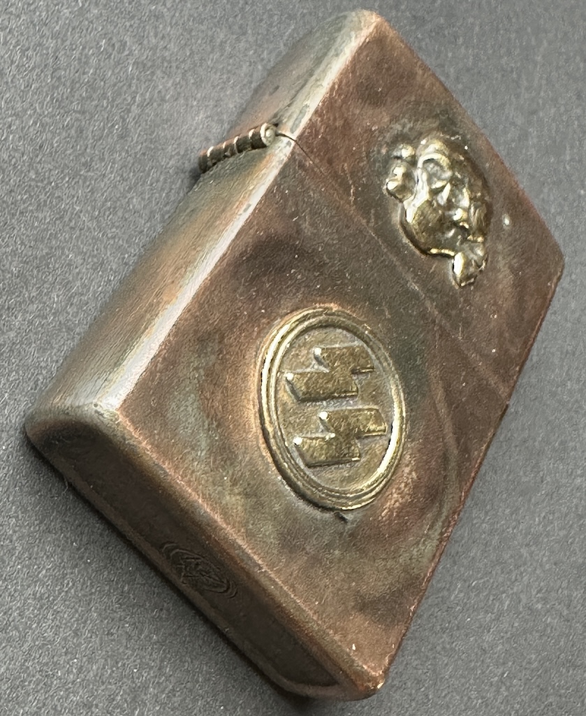 WW2 German Nazi WAFFEN SS TOTENKOPF skull zippo lighter