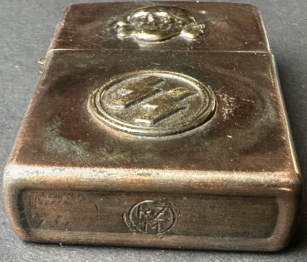 WW2 German Nazi WAFFEN SS TOTENKOPF skull zippo lighter