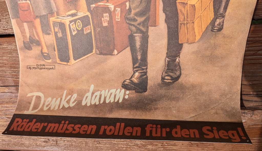 WW2 German Nazi WAFFEN SS WEHRMACHT recruitment propaganda wall poster ...
