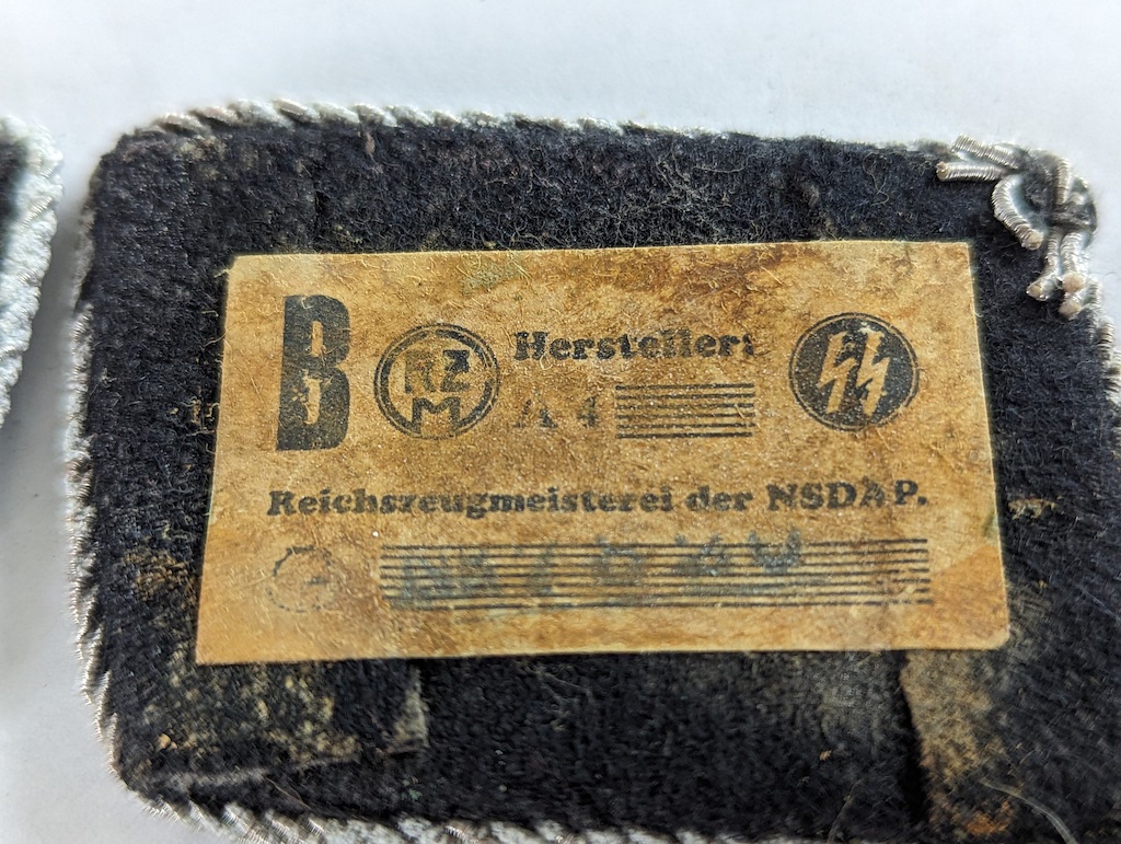 WW2 German Nazi WAFFEN SS high leader oakleaves tunic removed collar ...