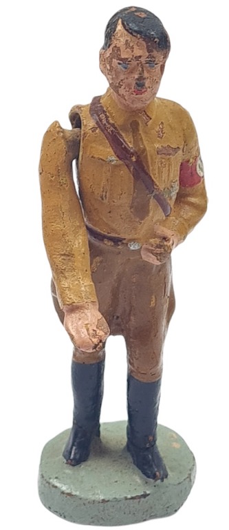 1930s Germany ELASTOLIN ADOLF HITLER moving arm toy figurine wartime RARE