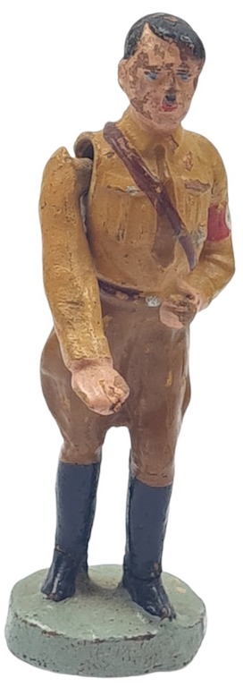 1930s Germany ELASTOLIN ADOLF HITLER moving arm toy figurine wartime RARE