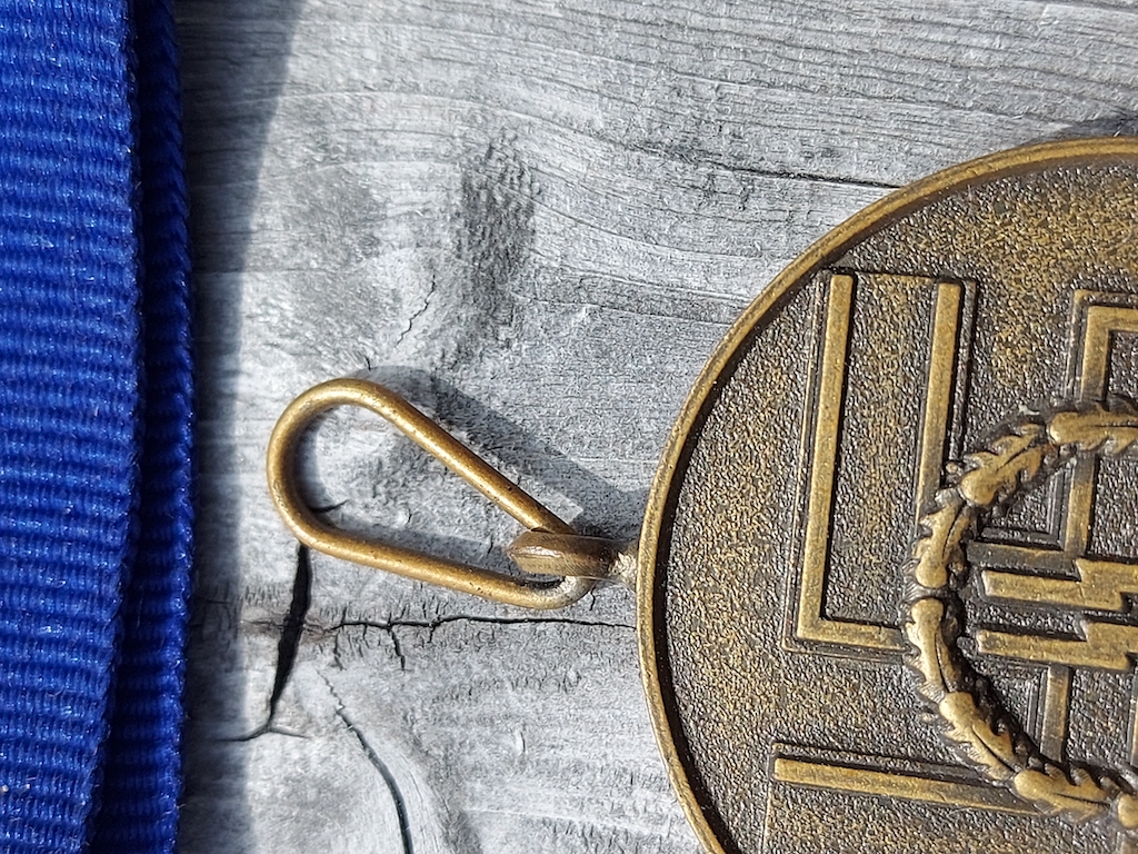 RARE WW2 8 years of faithfull services in the WAFFEN SS medal award ...