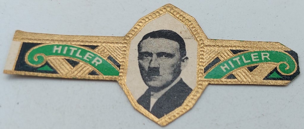 WW2 GERMAN NAZI EARLY 1930S THIRD REICH YOUNG ADOLF HITLER CIGAR LABEL