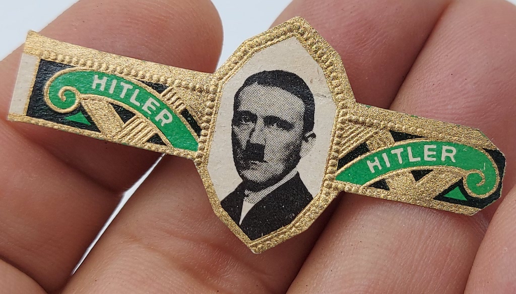 WW2 GERMAN NAZI EARLY 1930S THIRD REICH YOUNG ADOLF HITLER CIGAR LABEL