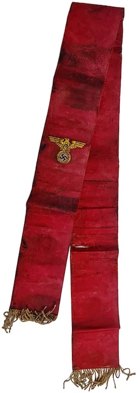WW2 German Nazi Early NSDAP Adolf Hitler funeral SASH with eagle and AH ...