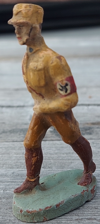 WW2 German Nazi Elastolin Lineol SA soldier figurine war toys Germany ...