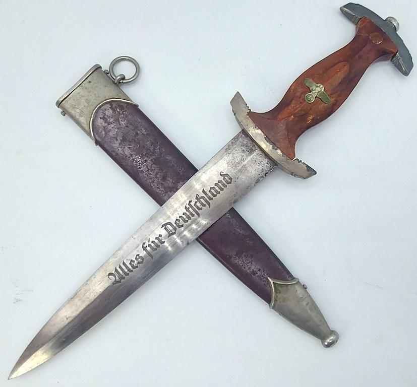 WW2 German Nazi RARE Transitional SA DAGGER by PUMA - RZM