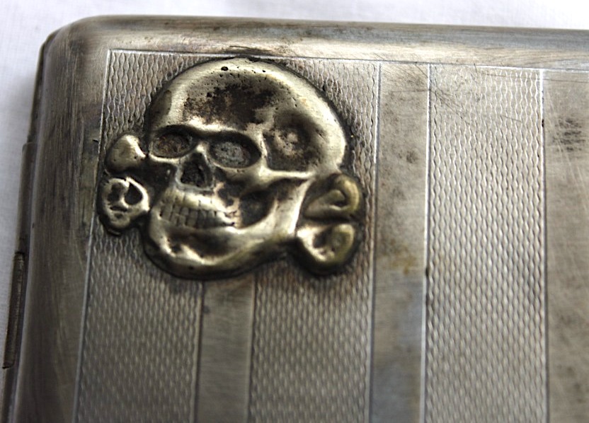 WW2 German Nazi WAFFEN SS 6th SS Mountain Division Nord cigarette case ... WW2 German Nazi WAFFEN SS 6th SS Mountain Division Nord cigarette case ...
