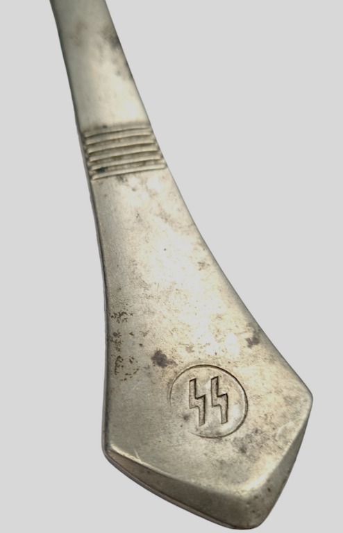 WW2 German Nazi WAFFEN SS silverware cutlery fork marked SS runes ...