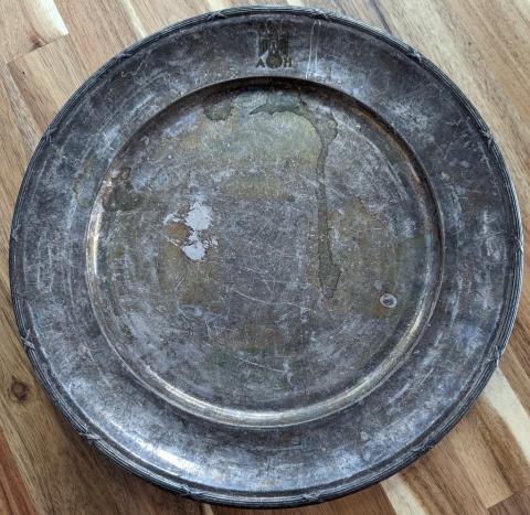 Third reich Adolf hitler AH monogram silverware LARGE TRAY from the ...