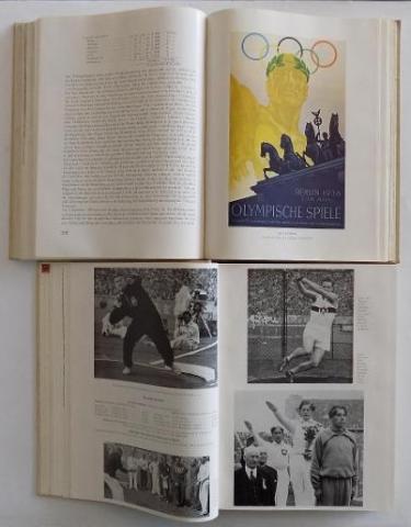 WW2 German Nazi Third Reich Berlin 1936 Summer Olympics Official Report