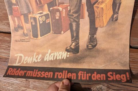 WW2 German Nazi WAFFEN SS WEHRMACHT recruitment propaganda wall poster ...