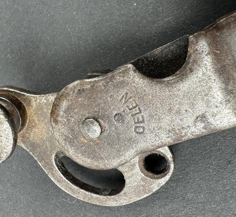 WW2 Holocaust DEGESCH canister opener Zyklon B poison maker company