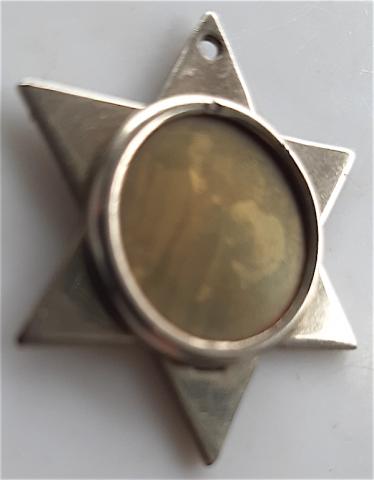 WW2 GERMAN NAZI UNIQUE STAR OF DAVID PENDANT SHOWING JEWISH FAMILY ...