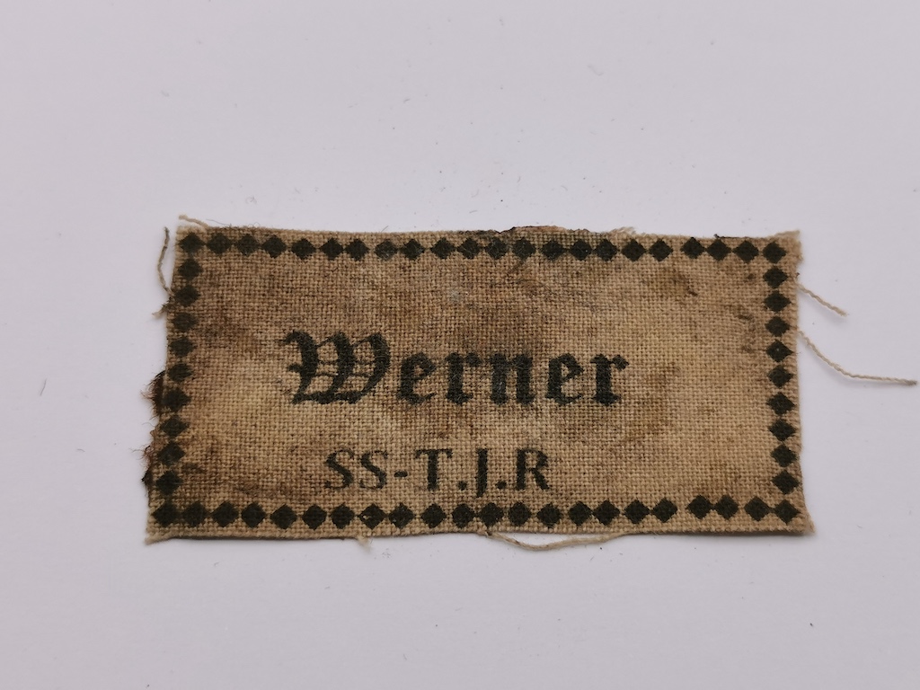 WW2 GERMAN NAZI RARE WAFFEN SS ALLGEMEINE SS UNIFORM TUNIC CLOTH TAG BY ...