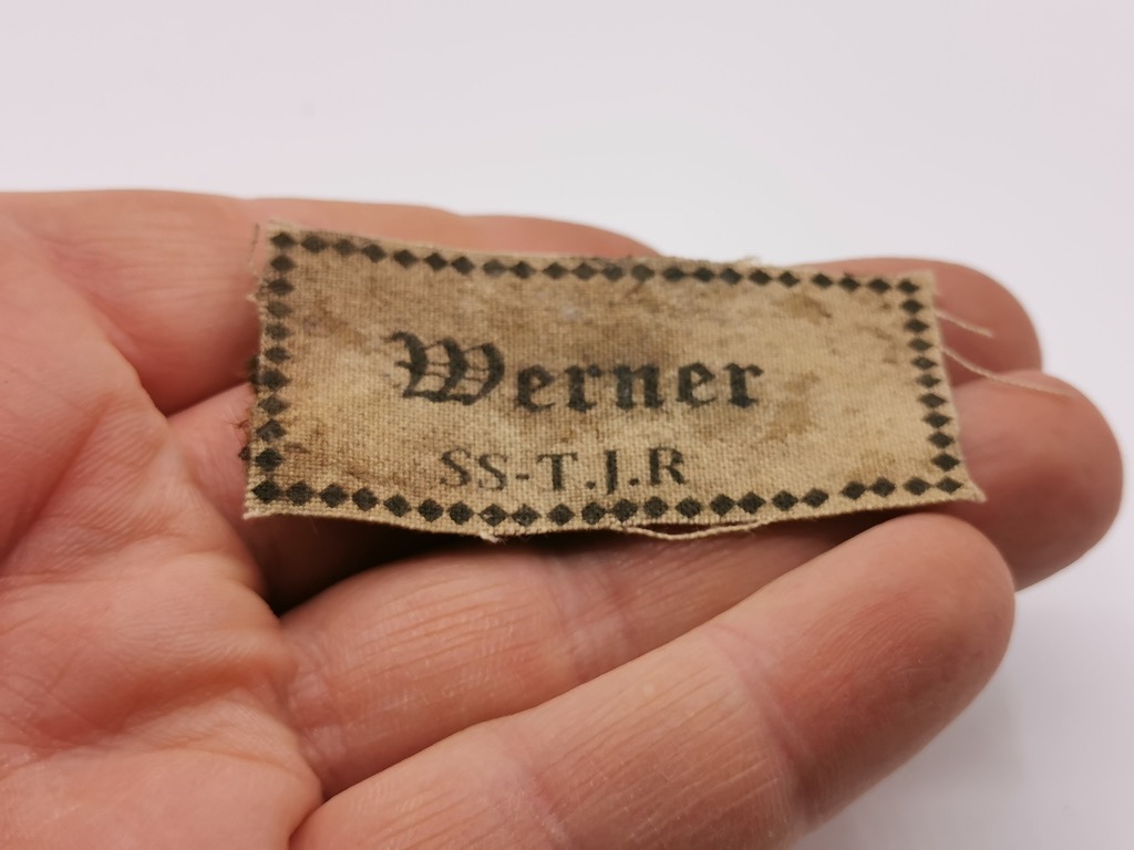 WW2 GERMAN NAZI RARE WAFFEN SS ALLGEMEINE SS UNIFORM TUNIC CLOTH TAG BY ...