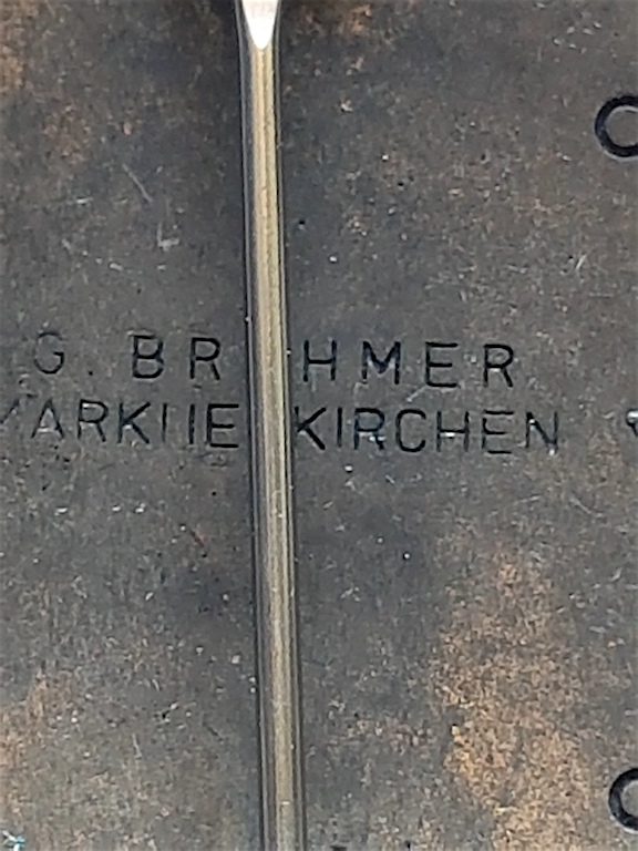 WW2 GERMAN NAZI GERMAN CROSS BY G. BREHMER MARKNEUKIRCHEN IN GOLD MEDAL ...