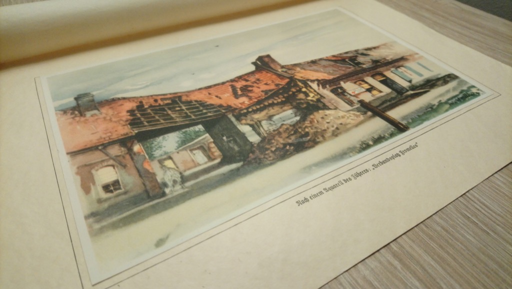 WW2 GERMAN NAZI RARE ADOLF HITLER 1915 ORIGINAL ARTWORK PAINTING ...