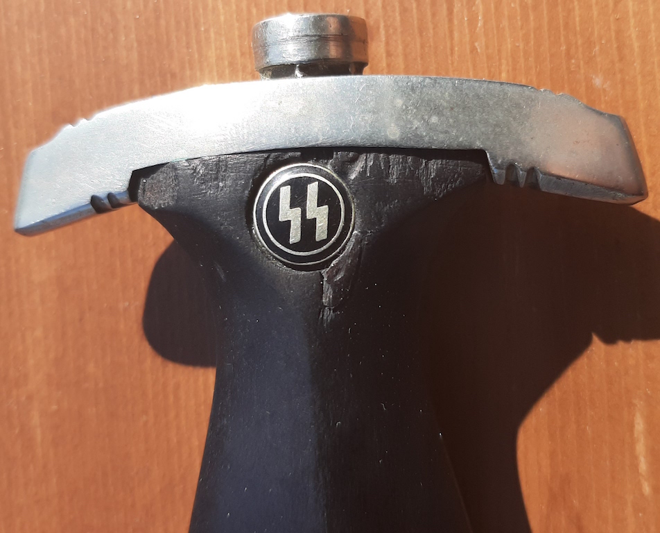 WW2 GERMAN NAZI SS CHAINED DAGGER M36 TYPE B1 NON-MAGNETIC NICKEL ...